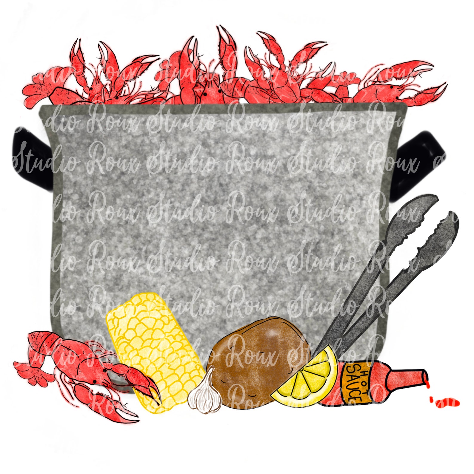 Crawfish Boil PNG Digital Download - Crawfish Sublimation Designs ...
