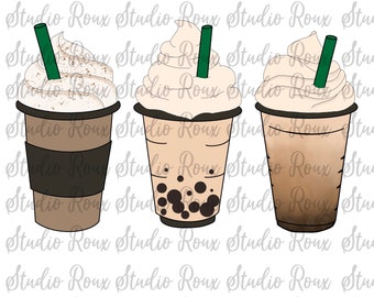 Iced Coffee Addict SVG Humorous Coffee Lover Quote SVG - Etsy