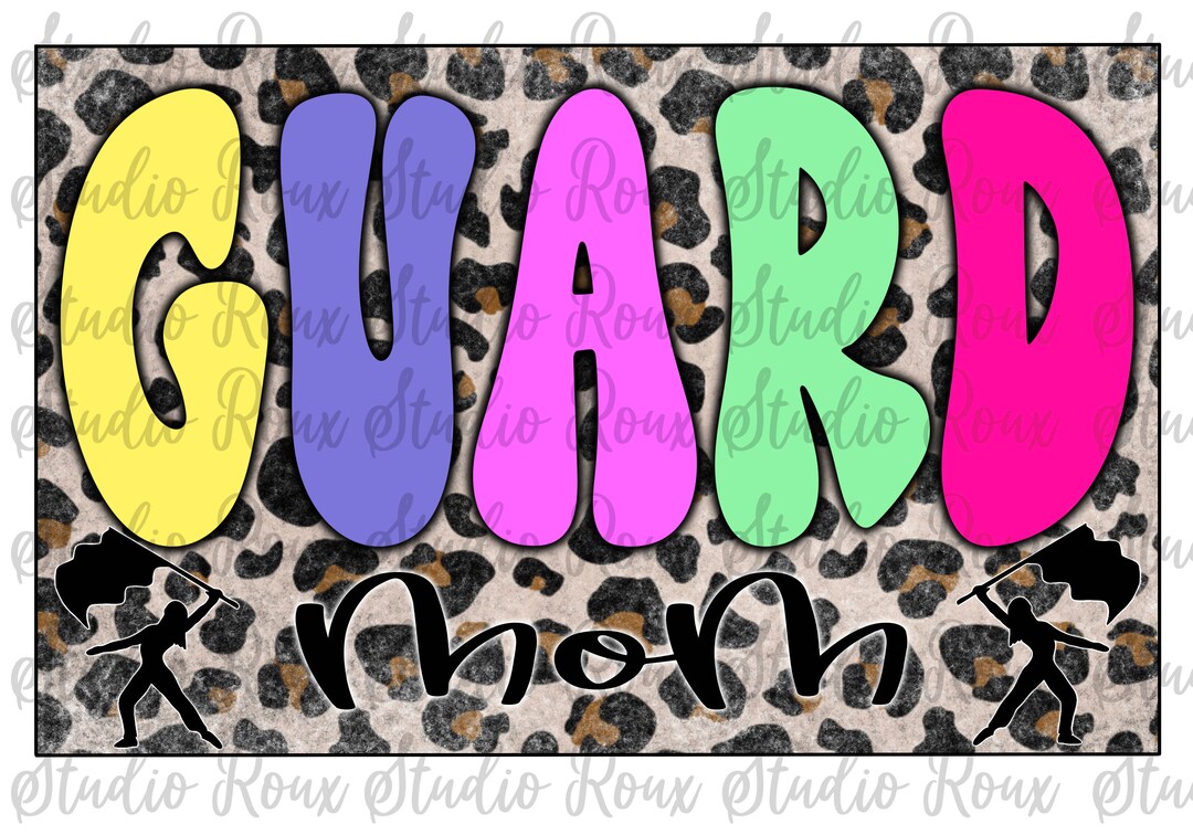 Color Guard Mom PNG - Etsy
