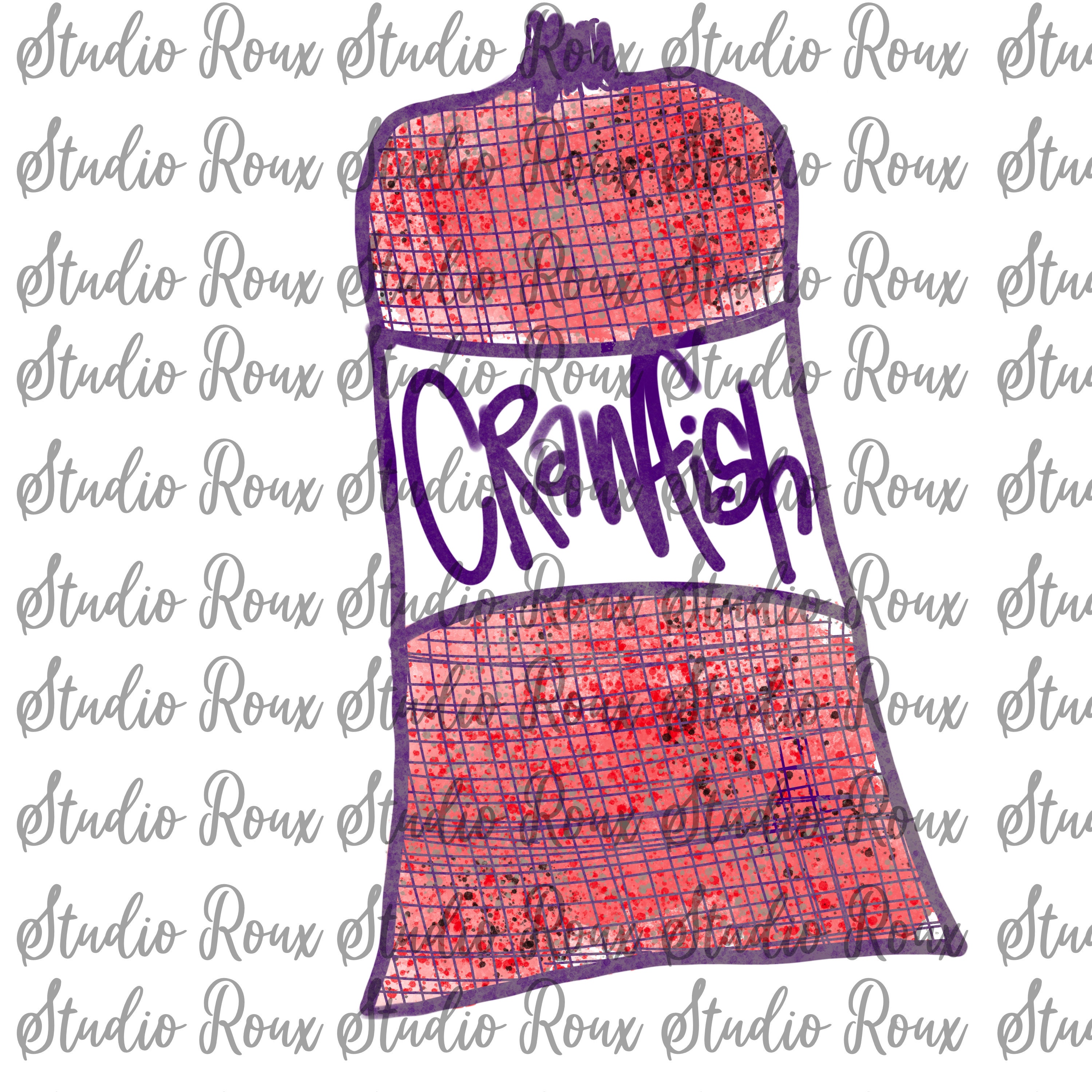 Crawfish Bag PNG Digital Download - Food Sublimation Designs - Crawfish ...