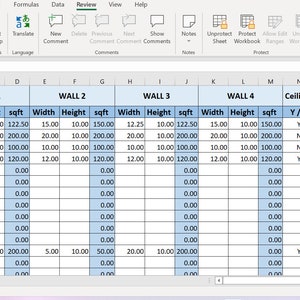 Paint Calculator | Excel Paint Calculator | Property Management ...