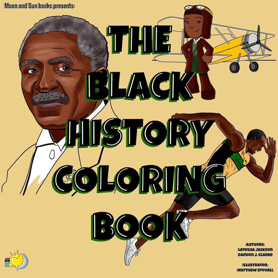 The Black History Coloring Book - Etsy