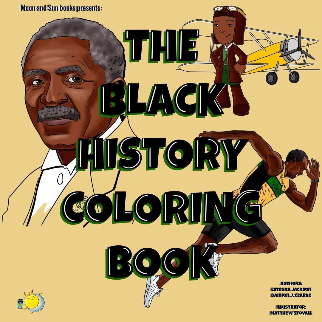 Teacher Special! Printable Black History Coloring Book - Etsy