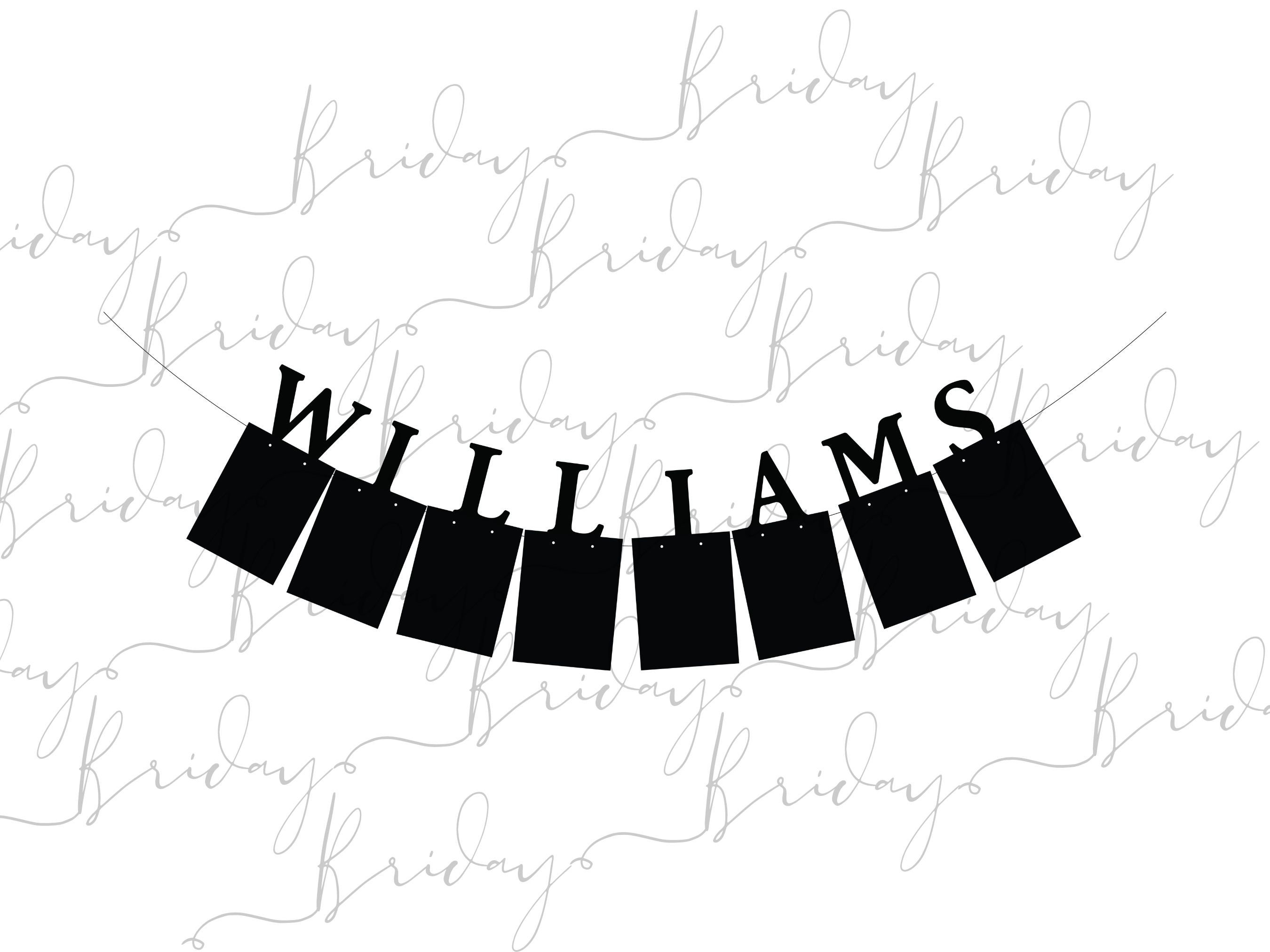 Last Name Photo Banner / Bachelorette Party Decorations / Bridal Shower ...