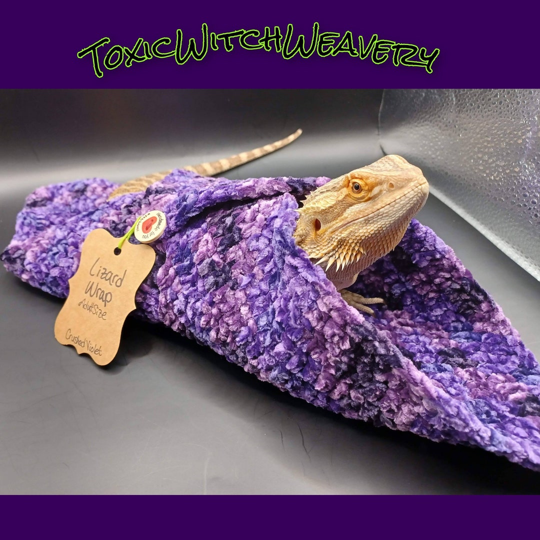 Velvet Lizard Wrap: Bearded Dragon Bonding Blanket - Etsy