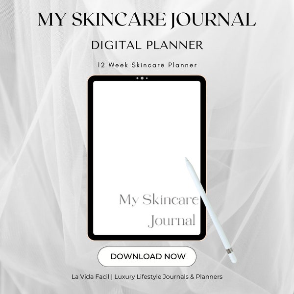 Skincare Journal - Etsy