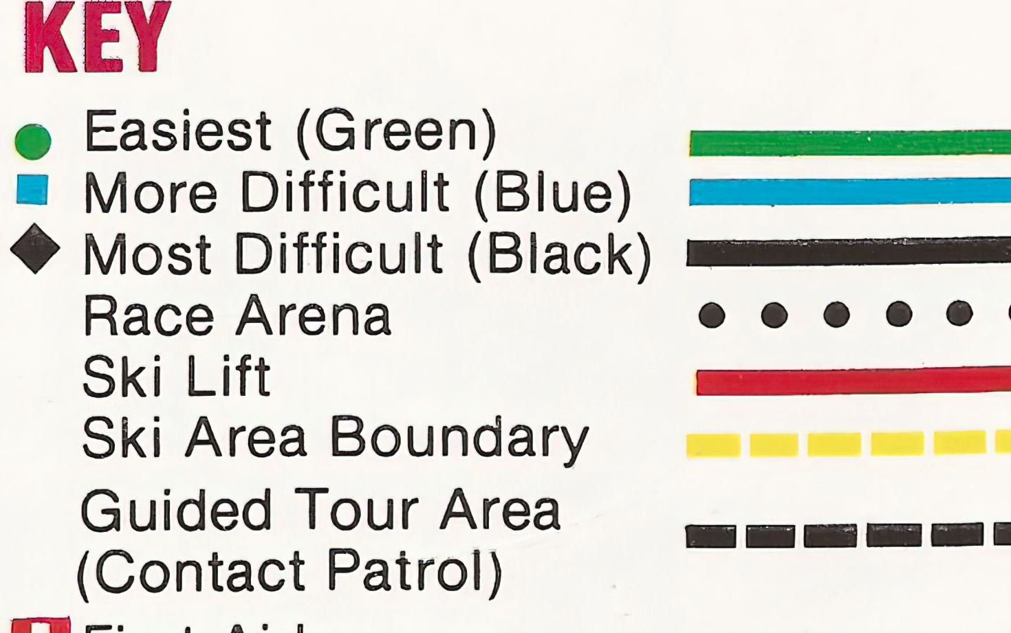 1984 SUNLIGHT MOUNTAIN RESORT Ski Trail Map Ski Home Decor, Ski Lodge ...