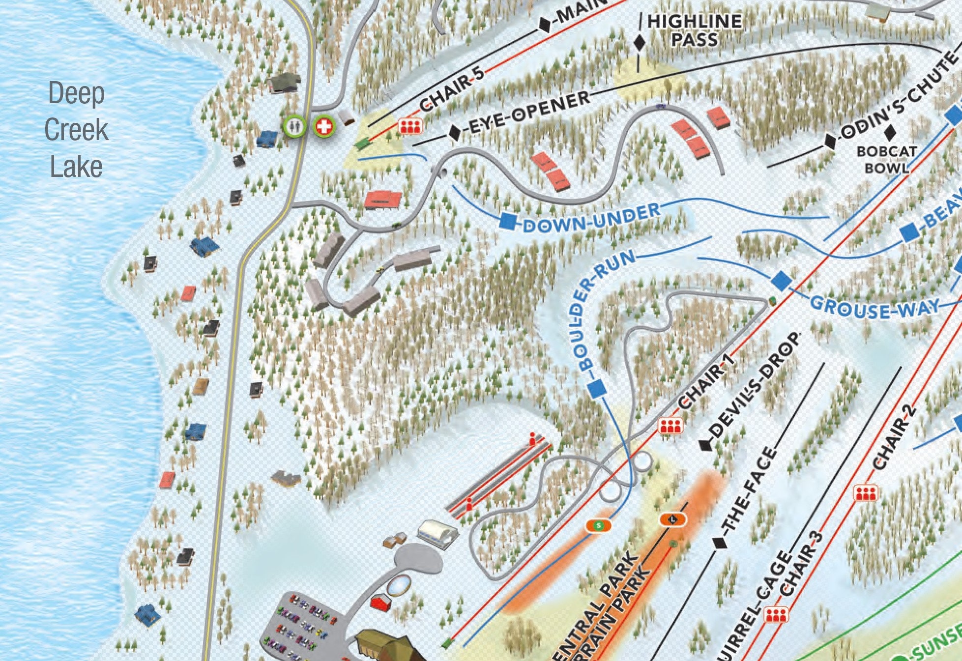 2023 WISP RESORT Ski Trail Map Ski Home Decor, Ski Lodge Wall Decor ...