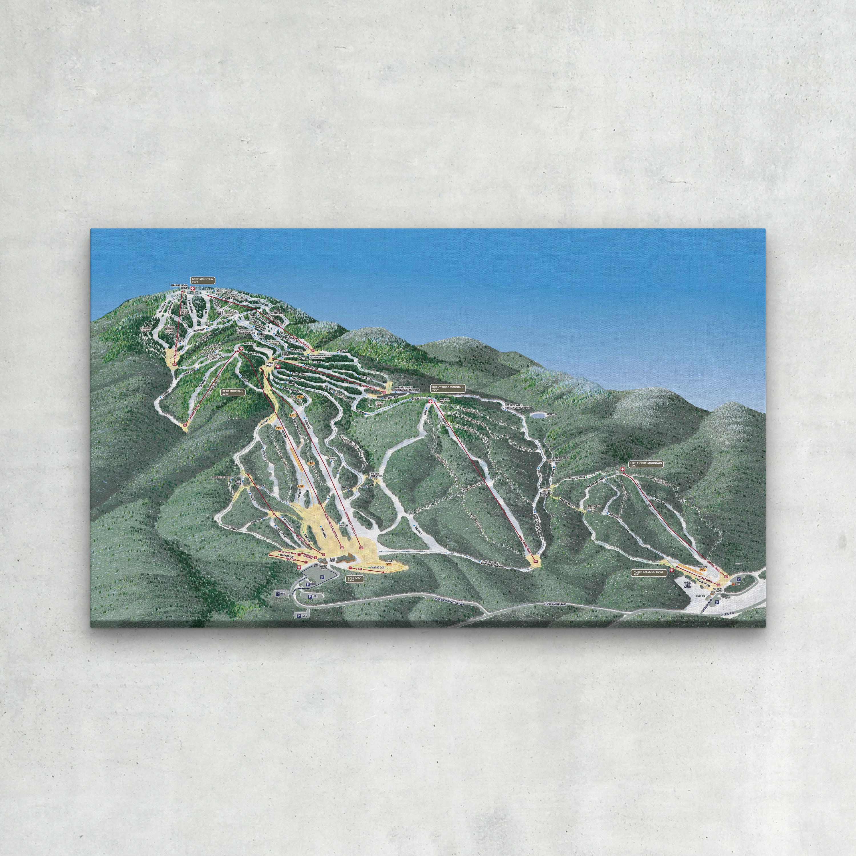 Gore Mountain Green Trails