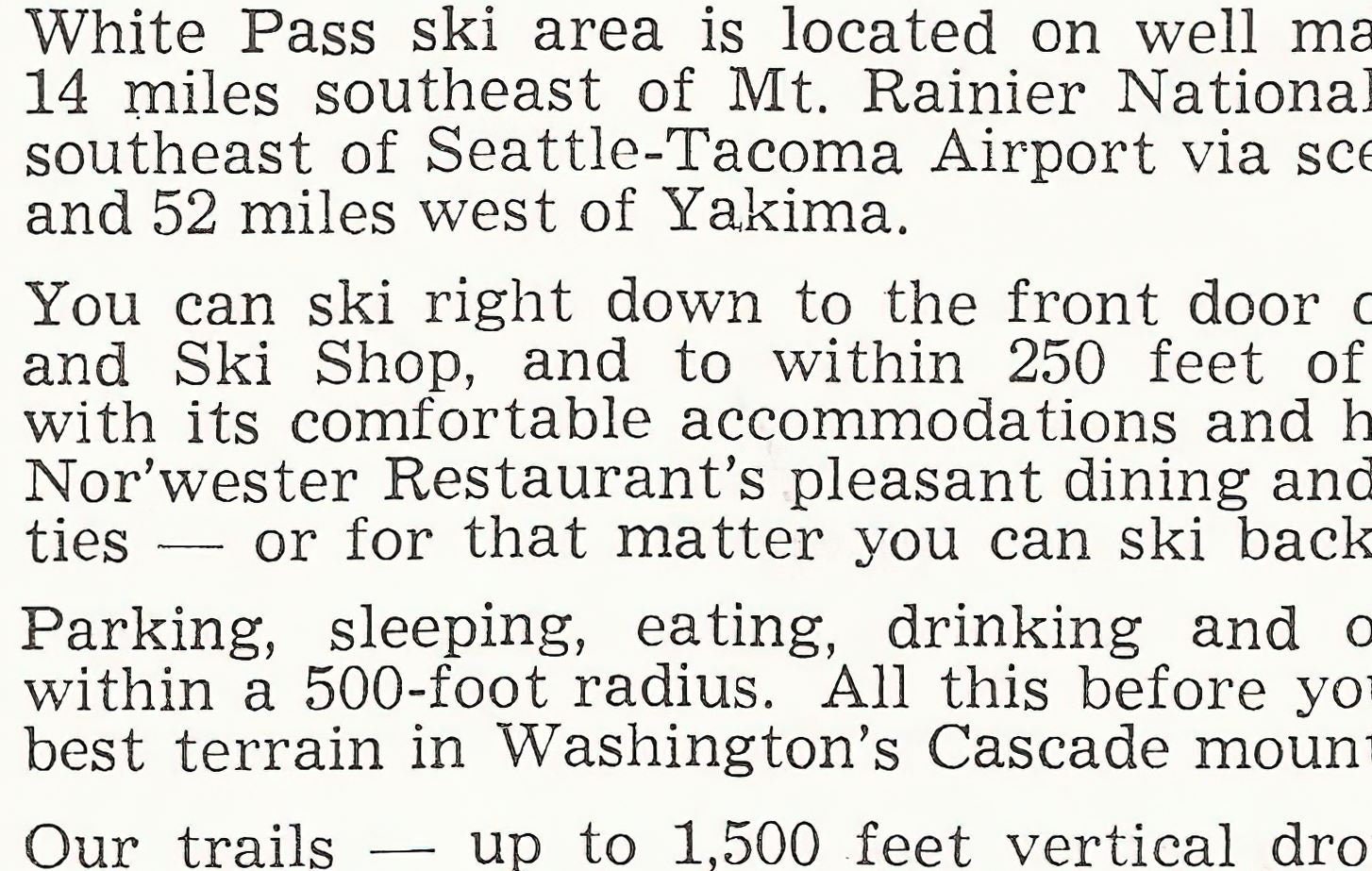 1985 WHITE PASS Ski Trail Map - Ski Home Decor, Ski Lodge Wall Decor ...