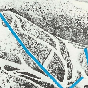 1967 MONARCH MOUNTAIN Ski Trail Map - Ski Map, Ski Art, Ski Decor, Ski ...