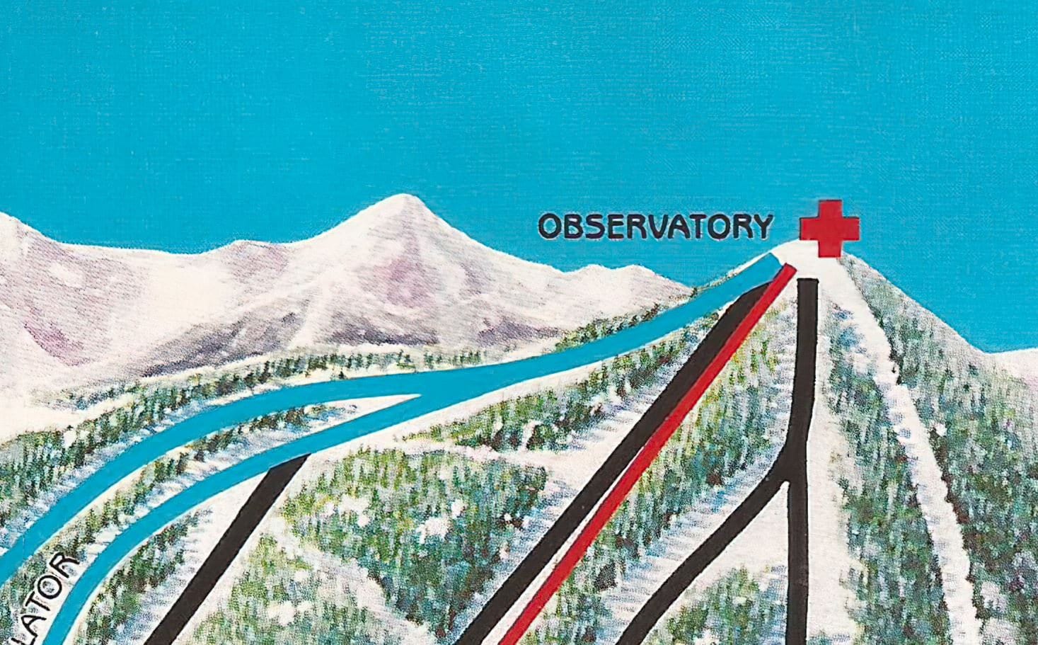 1984 GRANBY RANCH Ski Trail Map - Ski Home Decor, Ski Lodge Wall Decor ...