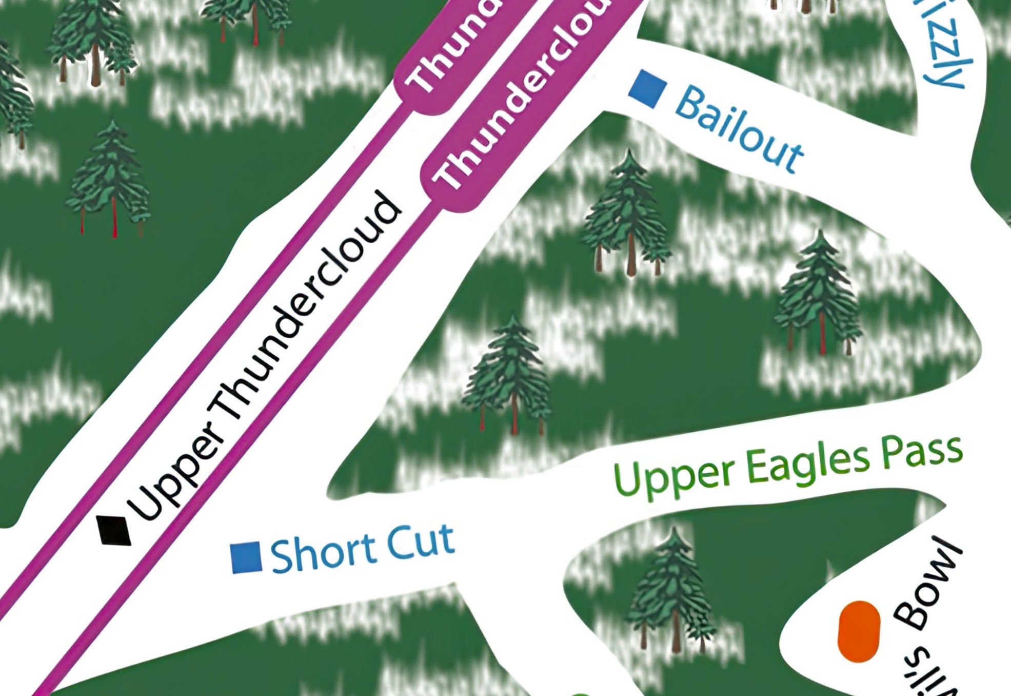 2023 SKI BIG BEAR Ski Trail Map - Masthope, P.A. -ski Home Decor, Ski ...