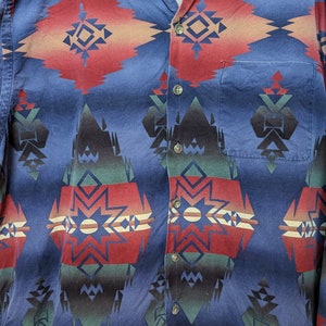 Polo Ralph Lauren Aztec Southwestern Button up Chambers Vtg 90s Shirt XL - Etsy