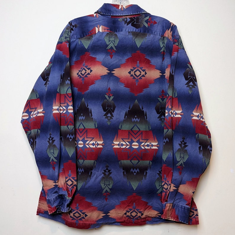 Polo Ralph Lauren Aztec Southwestern Button up Chambers Vtg 90s Shirt XL - Etsy