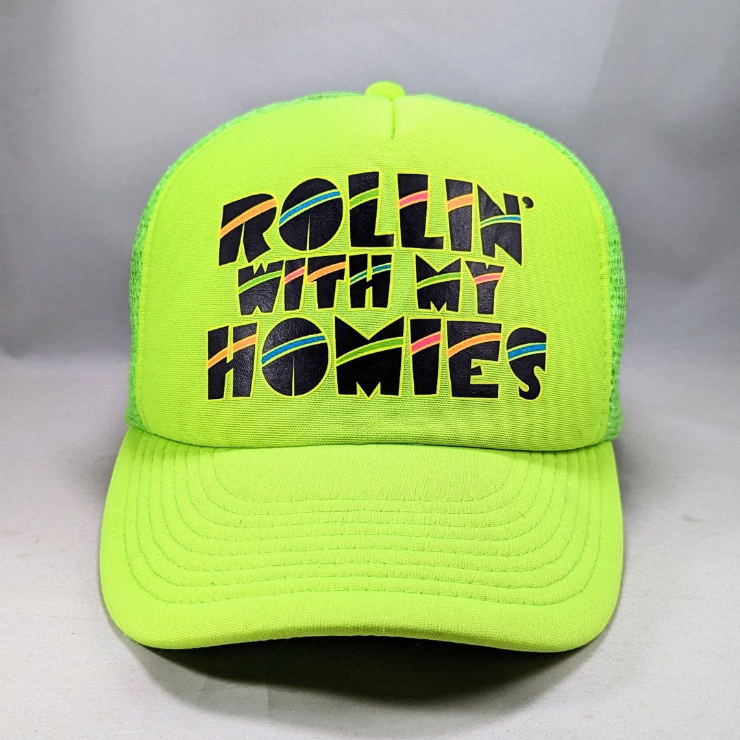 Vintage 90s Rollin With My Homies Clueless Movie Neon Mesh - Etsy