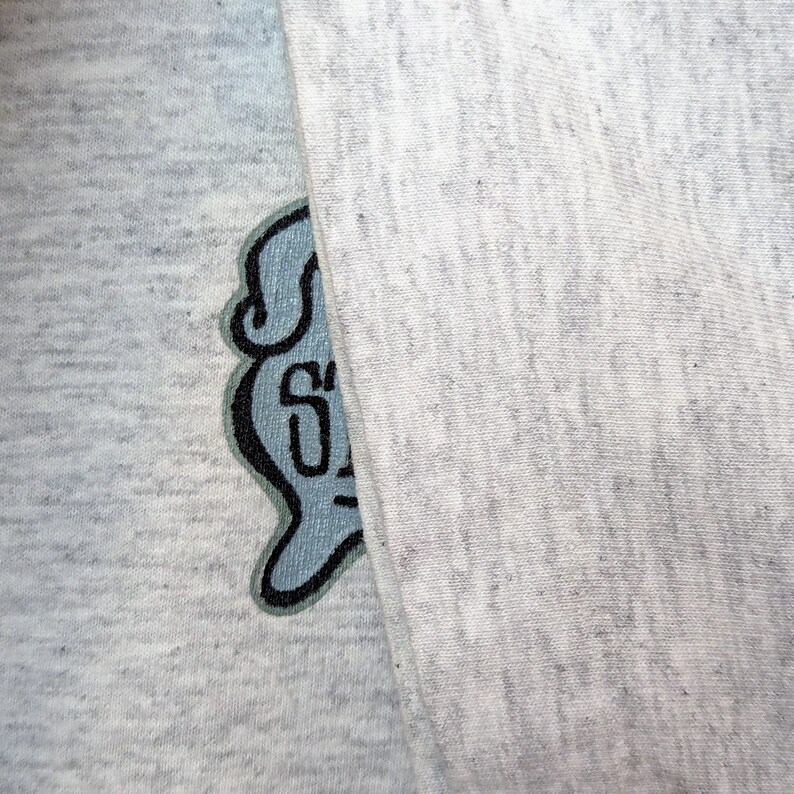 Vintage Stussy Early 90s Blob Character Mullet Single Stitch Shirt ...