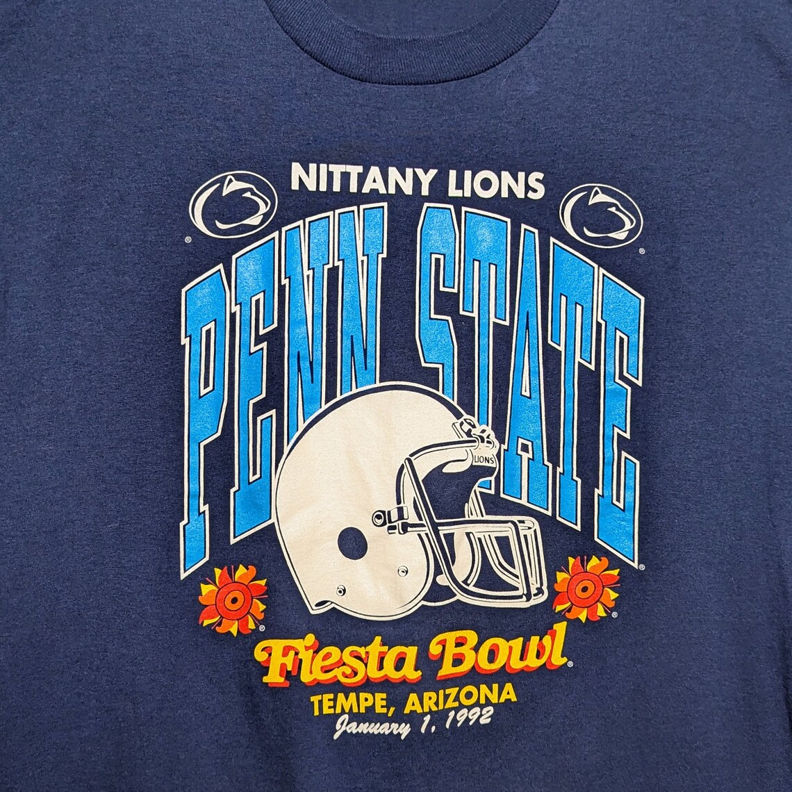 Vintage Penn State University 1992 Fiesta Bowl Single Stitch Shirt ...