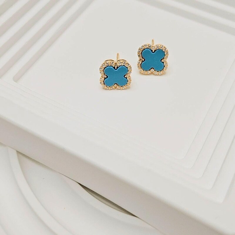 Turquoise Clover - Etsy