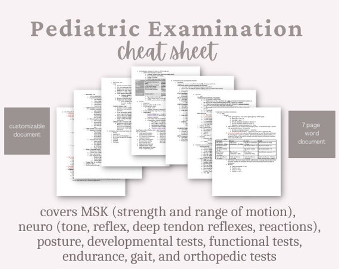 Pediatric Developmental Milestones for Occupational Therapy OT OTA ...
