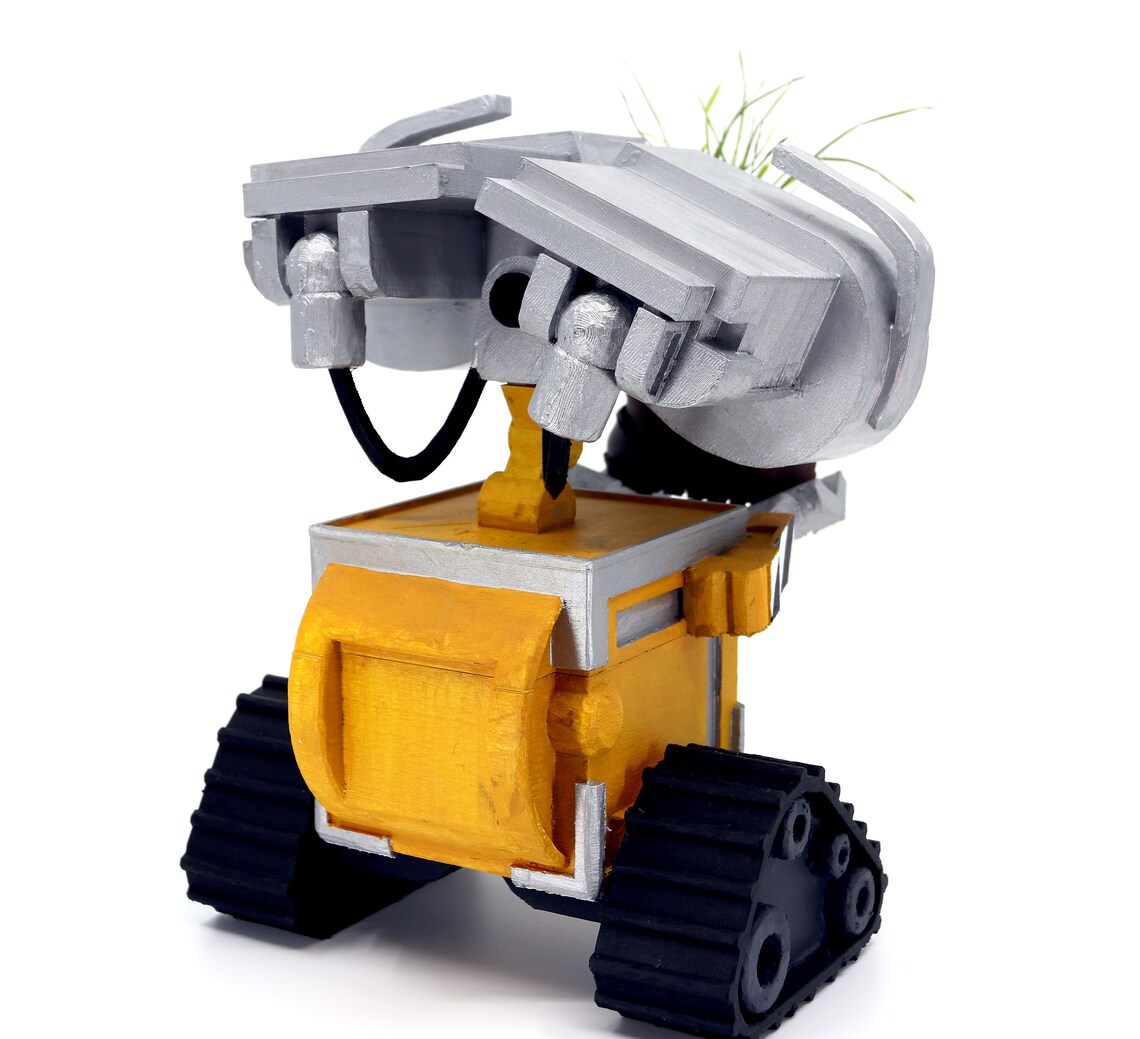 WALL-E Planter Boot Plant Holder Hand Painted WALL-E - Etsy