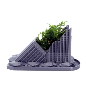 Architecture Planter || Overgrown City Buildings Plant Holder || 3x2 ...