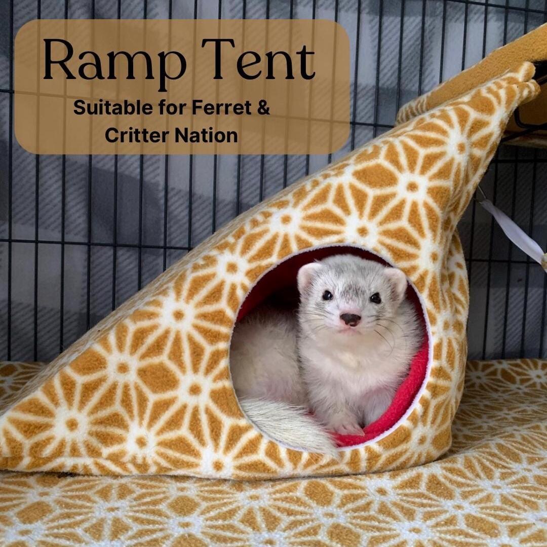 Ramp Tents // Suitable for Ferret Nation & Critter Nation, Metal or ...