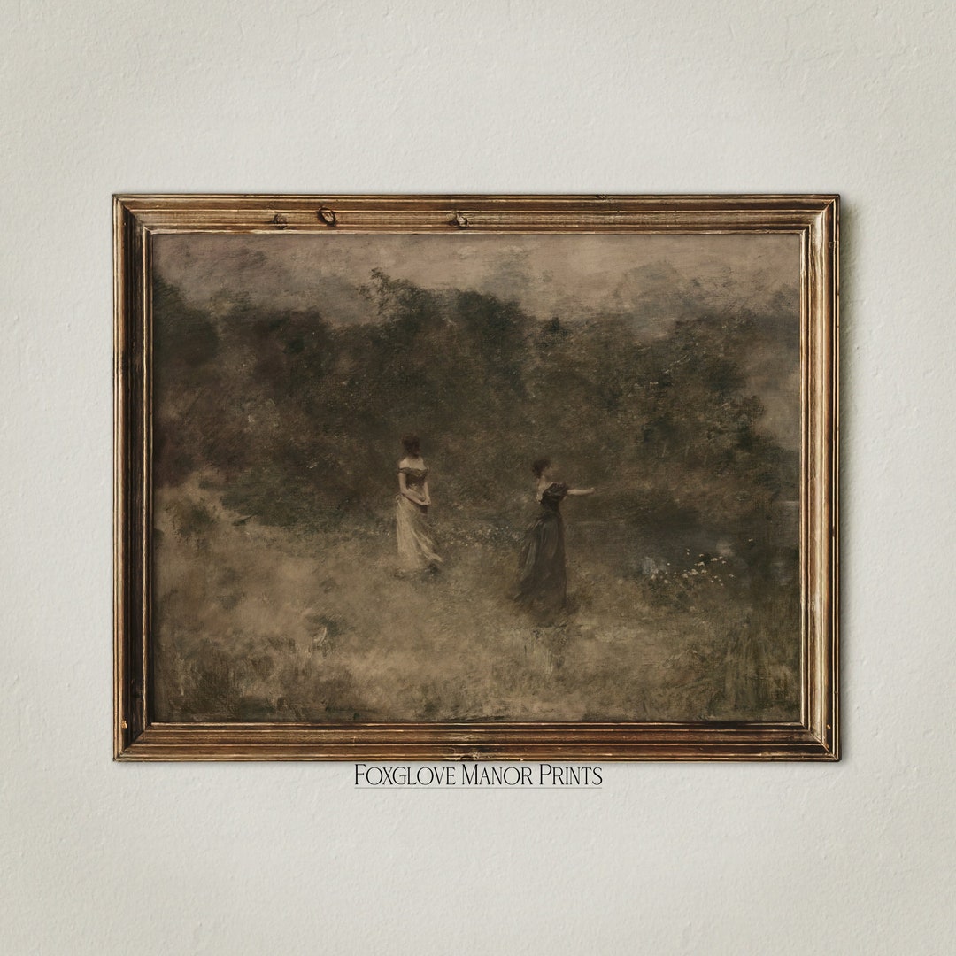 Witch Coven Art Print, Digital Printable Download, Gothic Home Decor ...