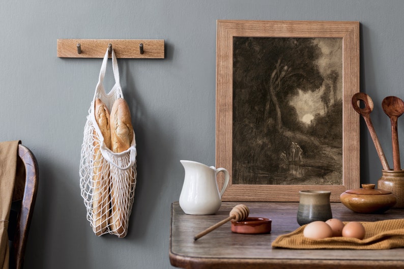 Women Bathing in the Moonlight Vintage Artwork | Digital Printable ...