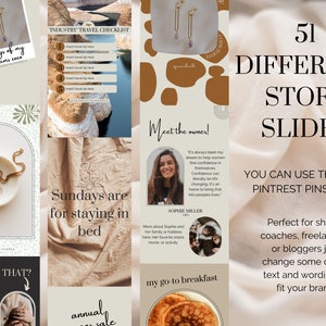 Modern Boho Instagram Mega Bundle, Neutral Social Media Template, Beige ...