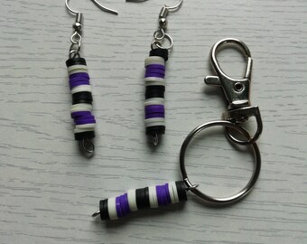 Clay Bead Keyring - Etsy