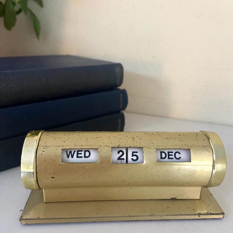 Brass Perpetual Calendar - Etsy
