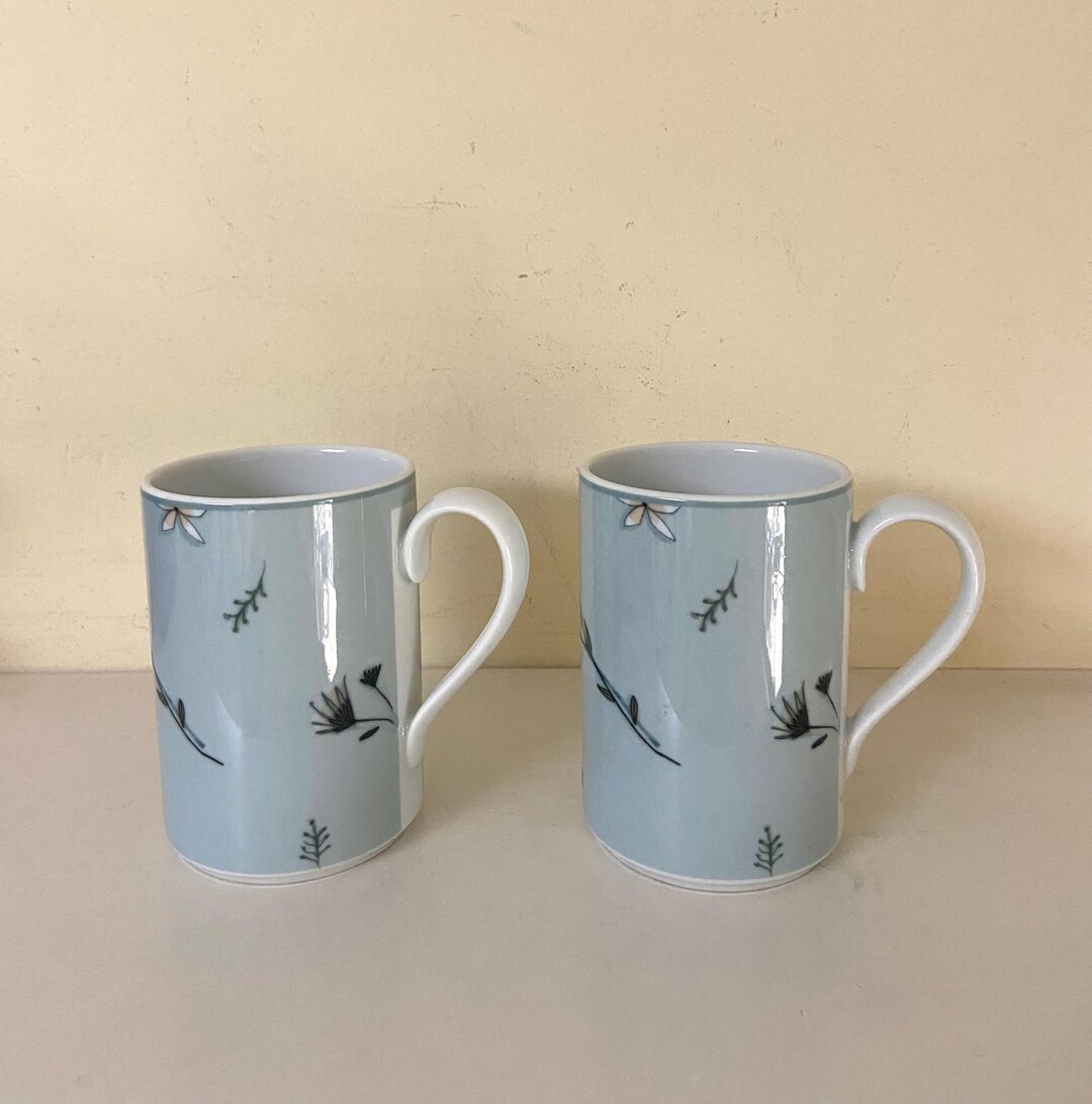 DANSK Wild Daisy Mugs, Set of 2 - Etsy