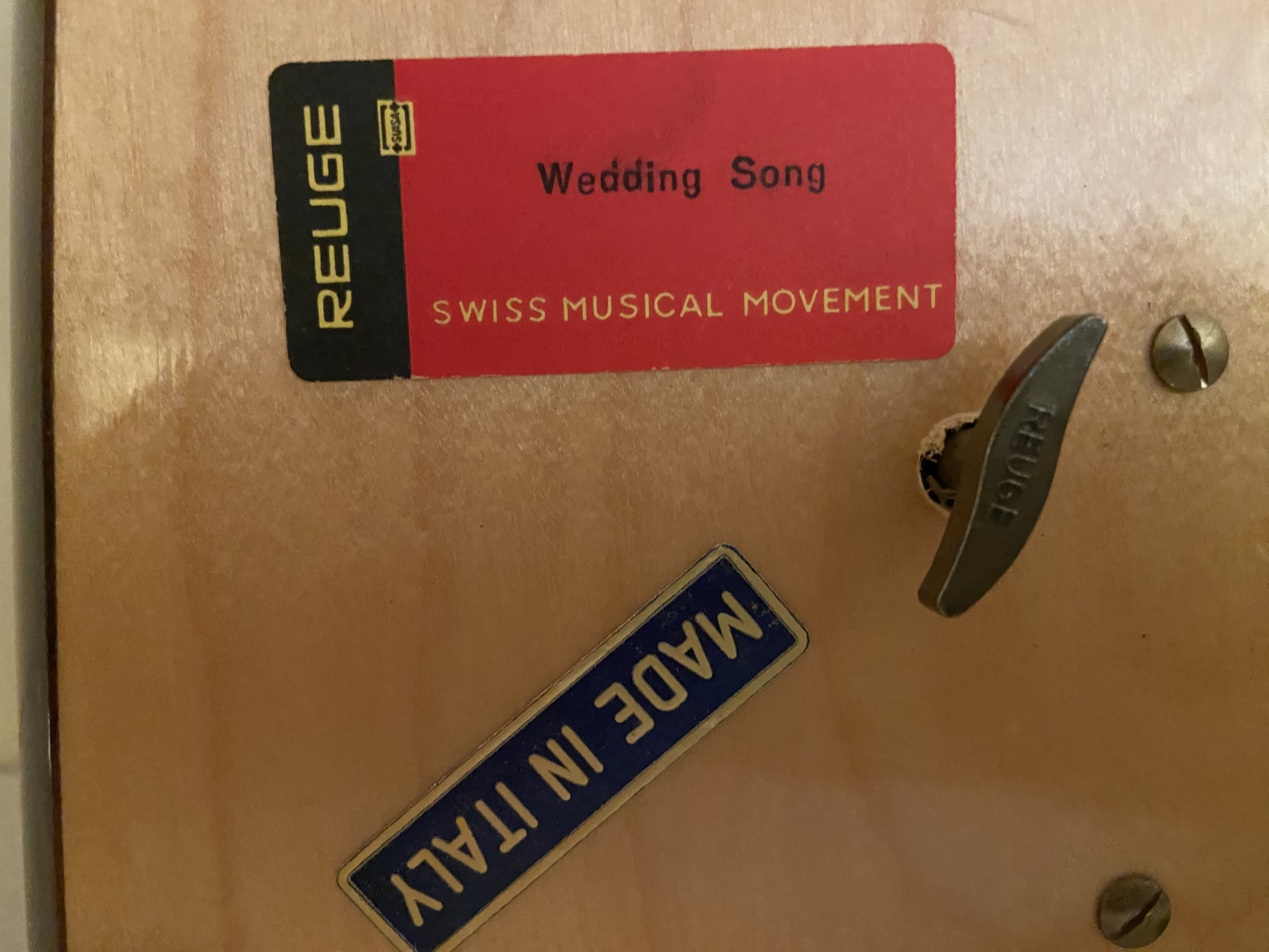 Reuge Wood Music Box - Etsy