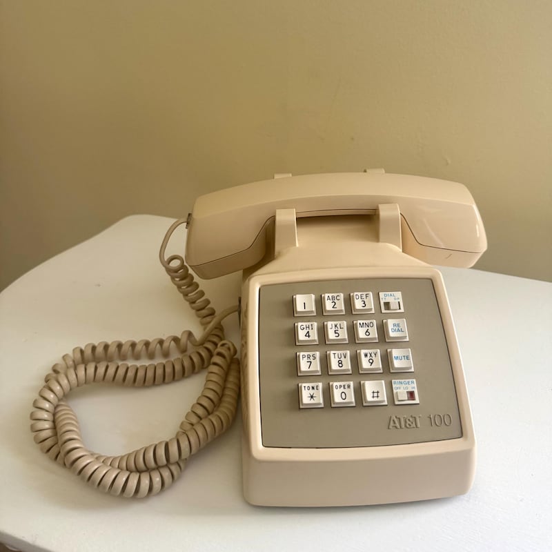 1980s Push Button Phone - Etsy