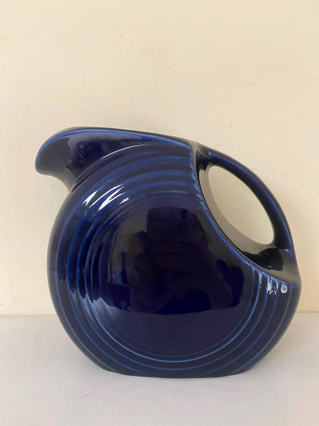 Cobalt Blue Fiesta Pitcher - Etsy