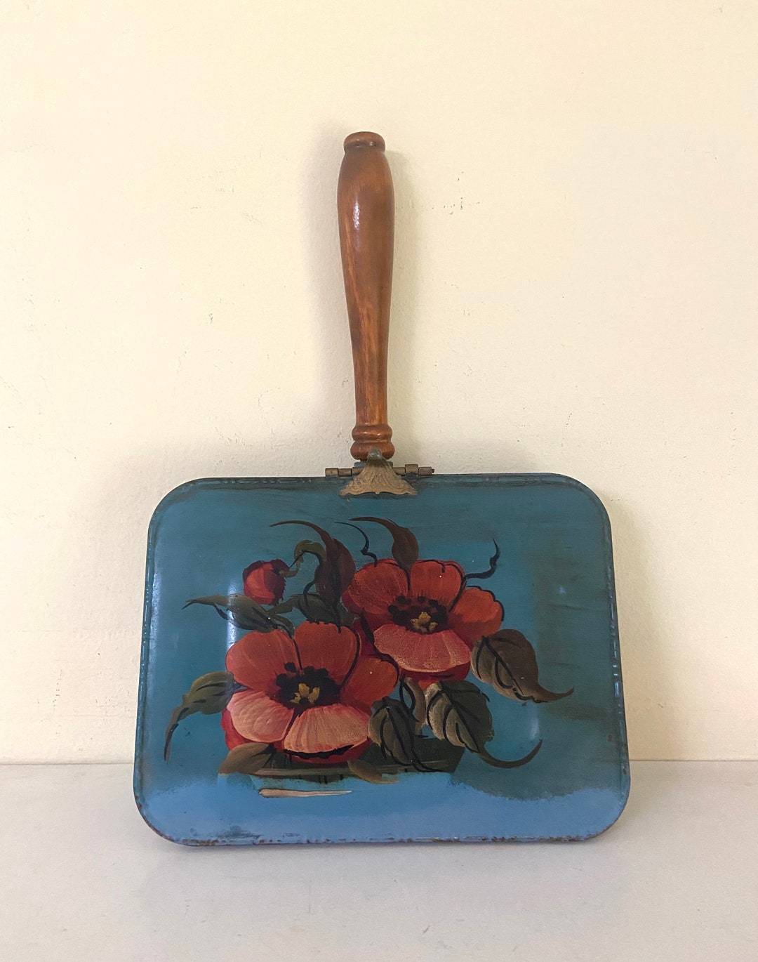 Vintage Pilgrim Art Tole Painted Silent Butler Crumb Catcher - Etsy