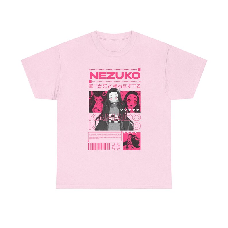 Nezuko Demon Slayer Unisex Heavy Cotton Tee Anime Graphic T-shirt ...