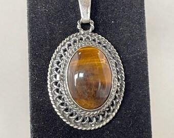 Tiger Eye Locket - Etsy