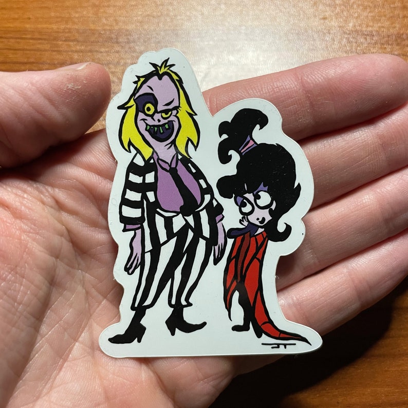 Beetlejuice Sticker - Etsy Beetlejuice Sticker - Etsy
