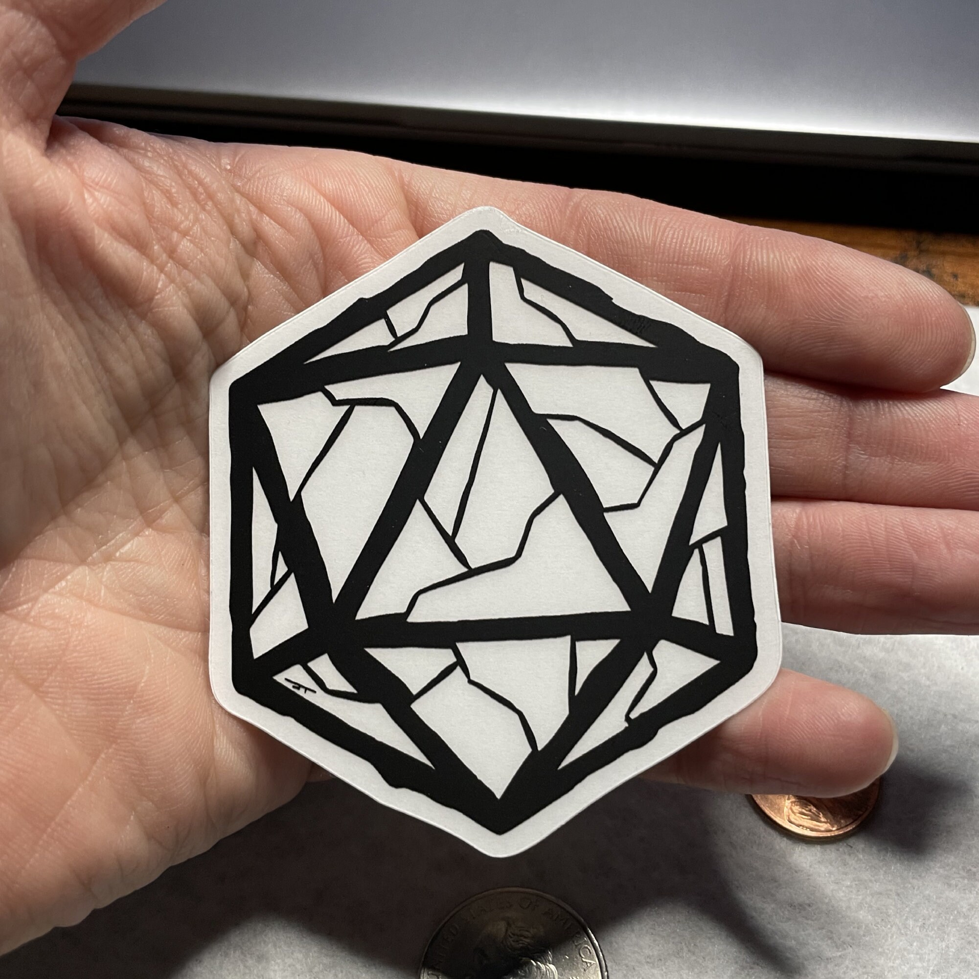 D20 Design clear - Etsy