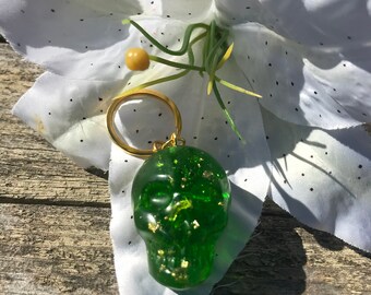 Emerald Green Keychain | Etsy