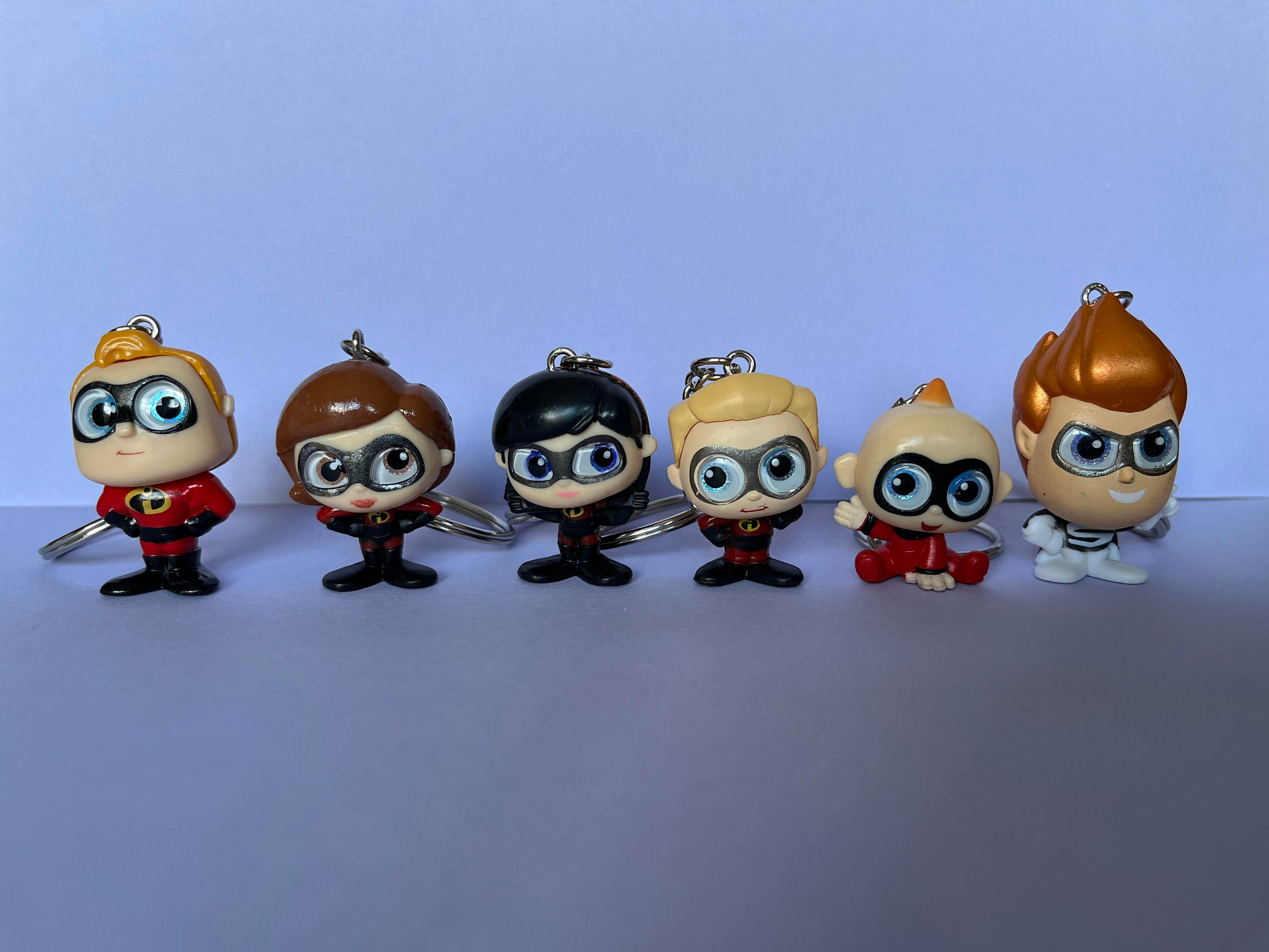 The Incredibles Disney Doorable Keychains - Etsy