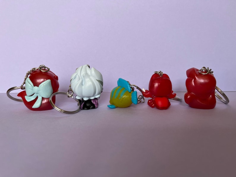 The Little Mermaid Disney Doorable Keychains - Etsy