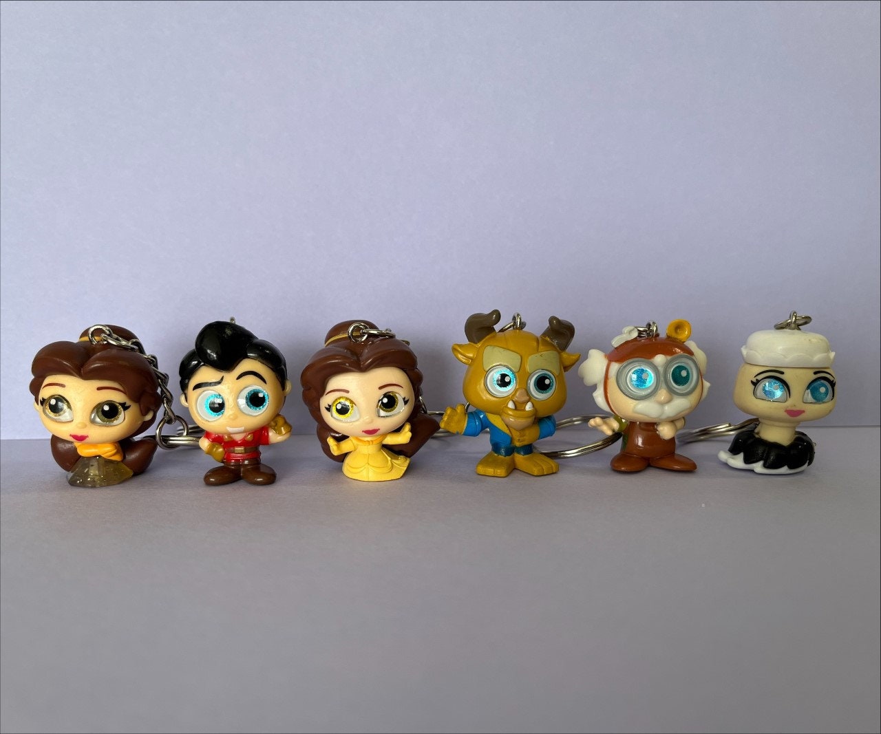 Beauty and the Beast Disney Doorable Keychain - Etsy