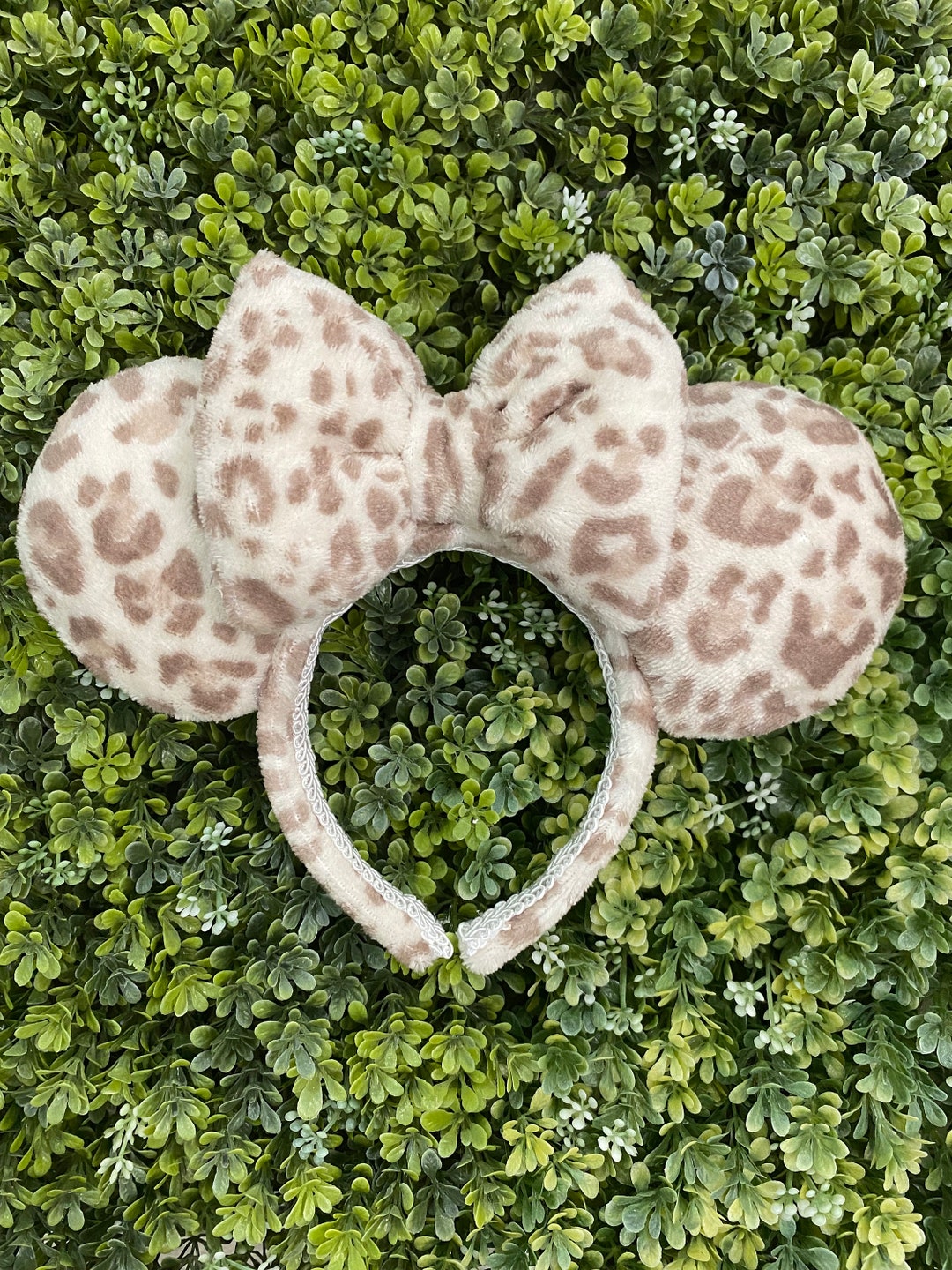 Animal Print Cheetah Furry Minnie Mouse Ears, Safari Mouse Ears Disney ...