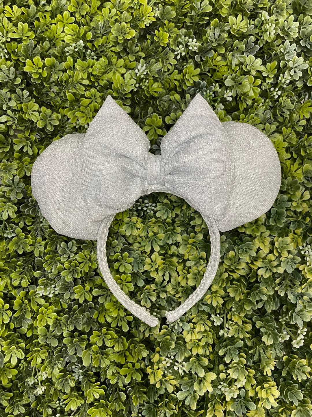 White Sparkly Minnie Mouse Ears, Minnie Disney Ears, Disney Headband ...