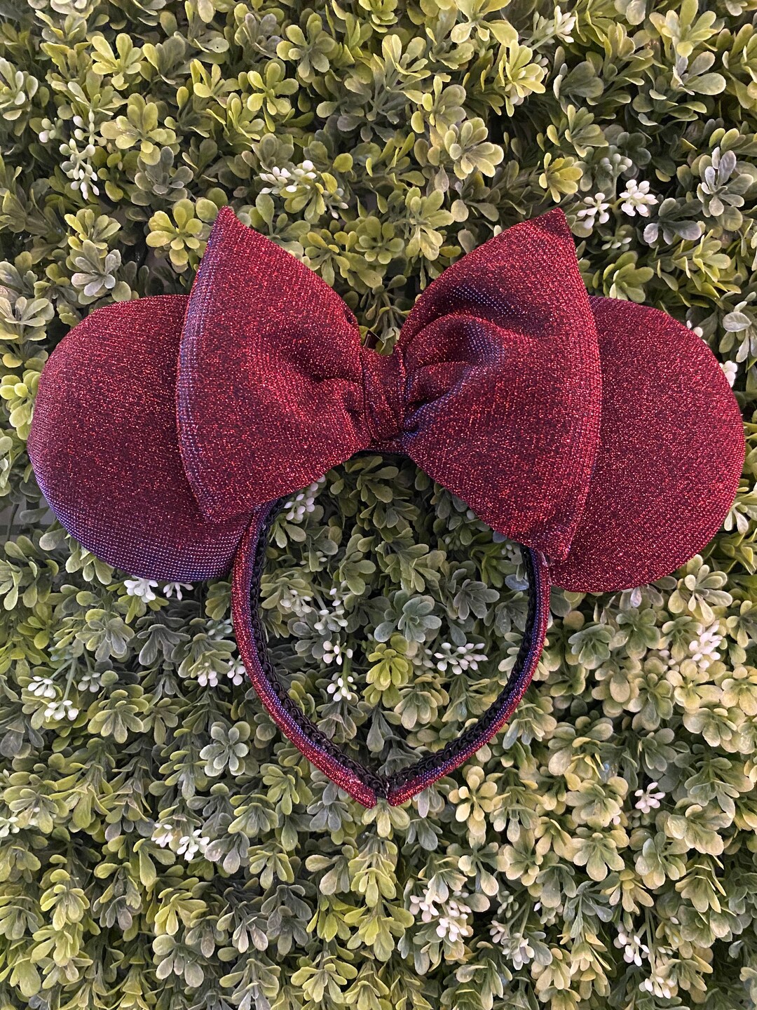 Sparkly Red and Blue Minnie Mouse Ears, Minnie Ears, Disney Ears ...