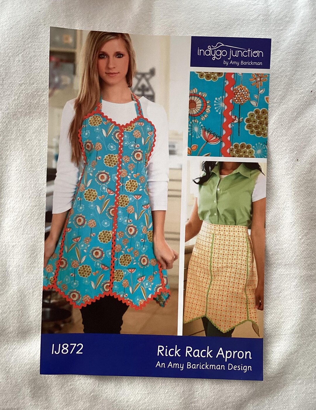 Indygo Junction Rick Rack Apron Pattern - New - Etsy