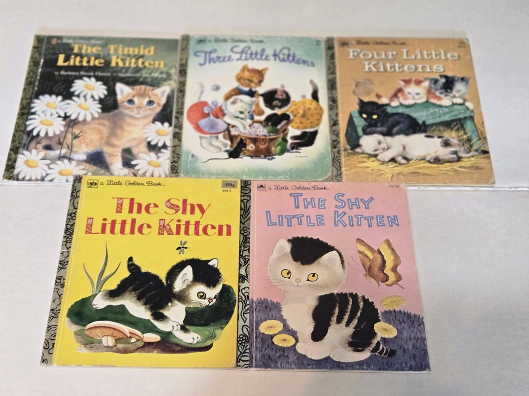 Vintage Little Golden Book: Kitten Stories - Choice - Etsy